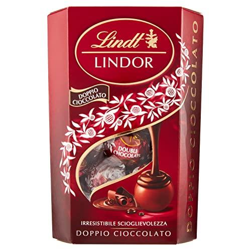 Lindt LINDOR Doppio Cioccolato, Praline di Cioccolato al Latte con ... Lindt LINDOR Doppio Cioccolato, Praline di Cioccolato al Latte con ...