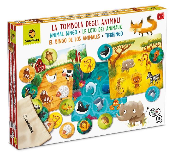 Ludattica Tombola degli animali Tombola per bambini | Bingo con ...