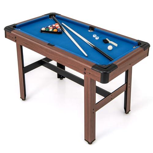 COSTWAY Tavolo da Biliardo, Tavolo da Gioco Biliardo in Legno con Set ...